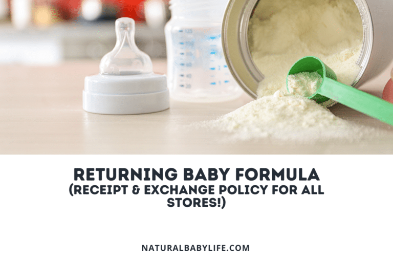 Returning Baby Formula (Receipt & Exchange Policy for All Stores!)
